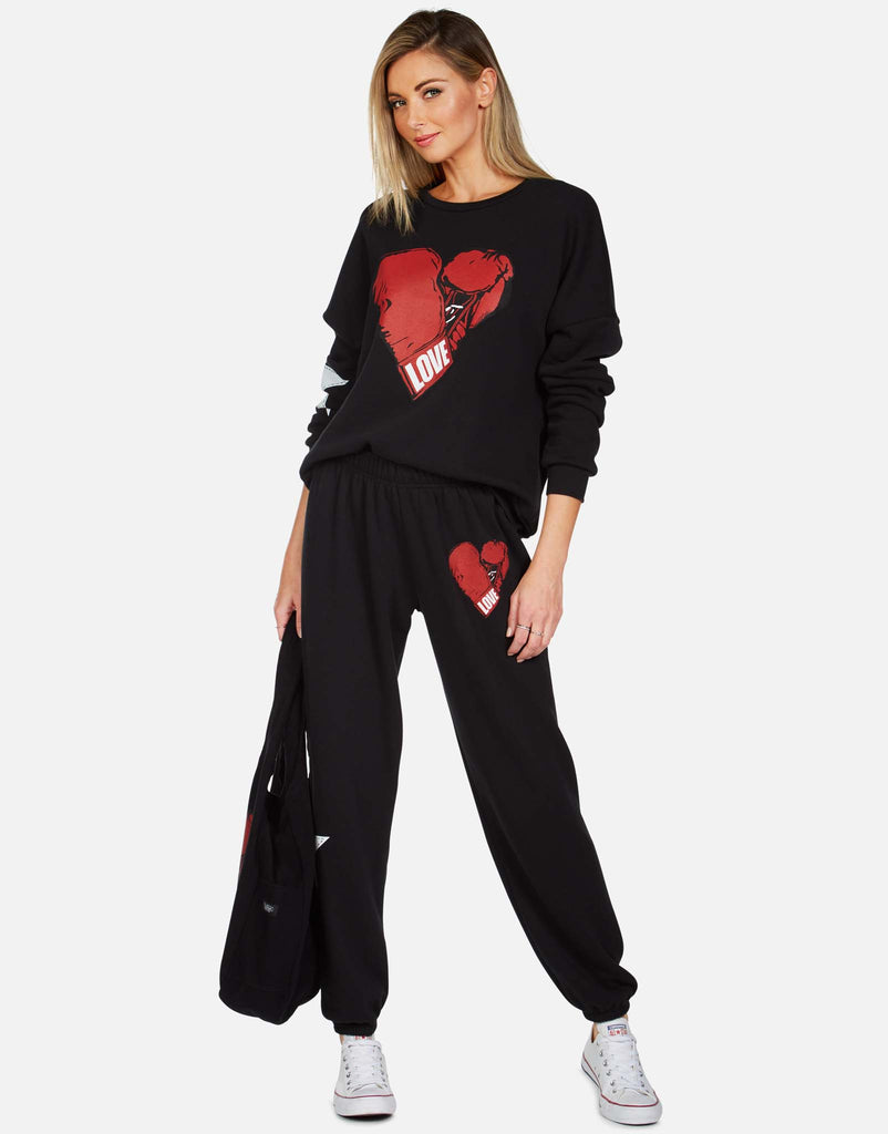 Love Boxing Long Pant in Black | Tanzy by Lauren Moshi