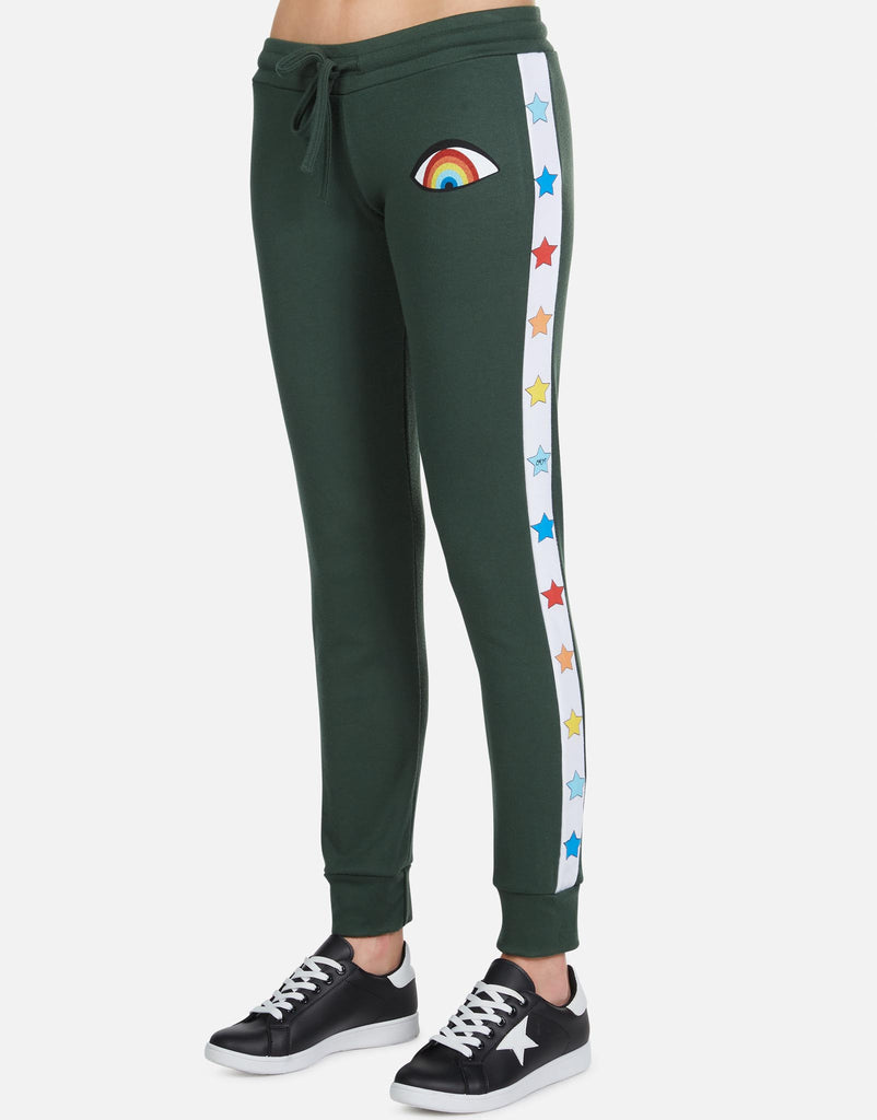 Lauren Moshi Women's Kel Shark Scoop Neck Muscle Tank in Onyx